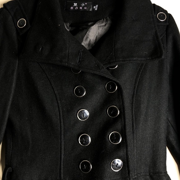 Jackets & Coats | Black Button Up Jacket | Poshmark